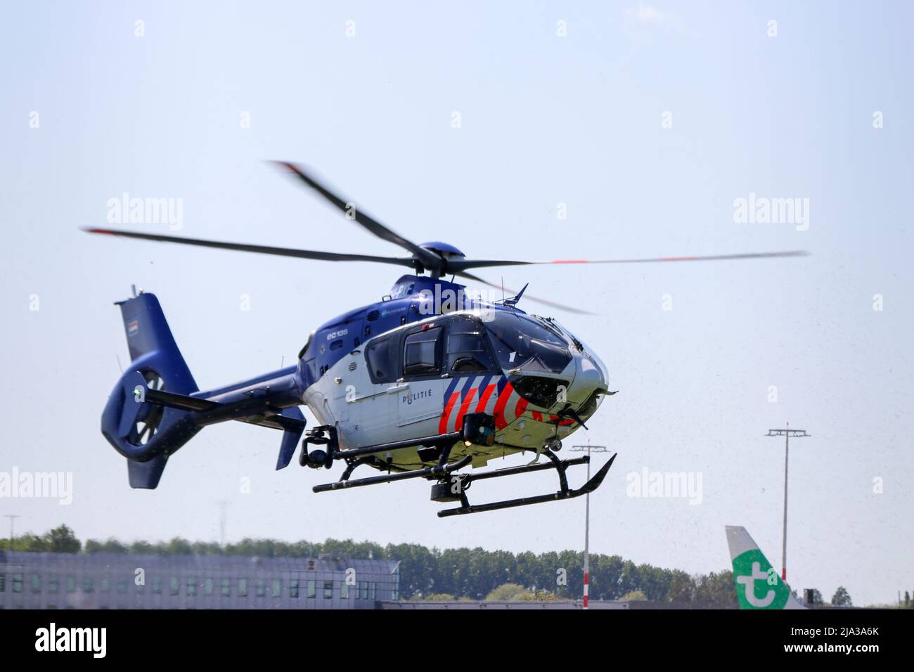 Airbus police (politie) helicopter is lifting off at Rotterdam The ...