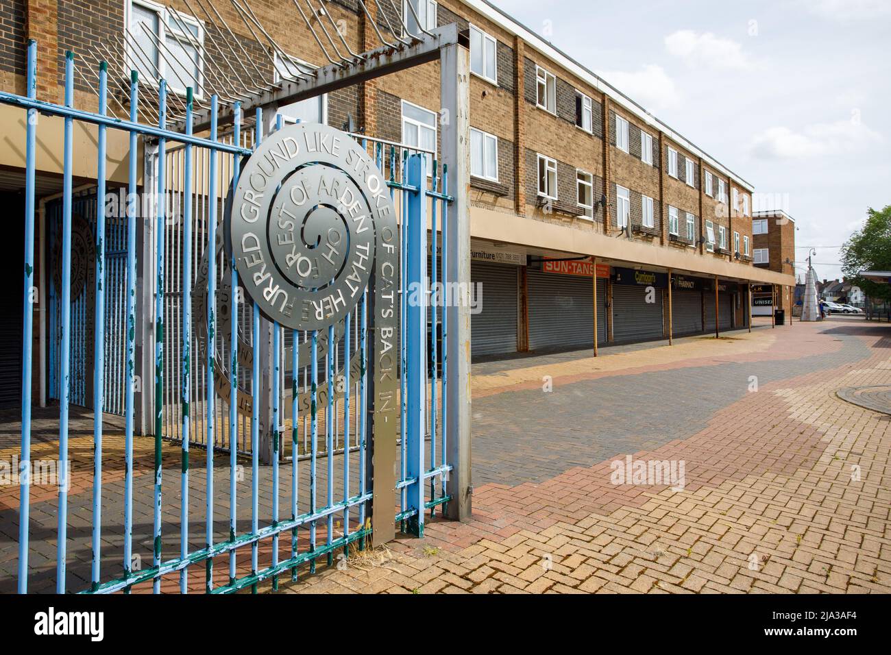 Kingshurst shopping centre. The centre is due to be demolished in the ...