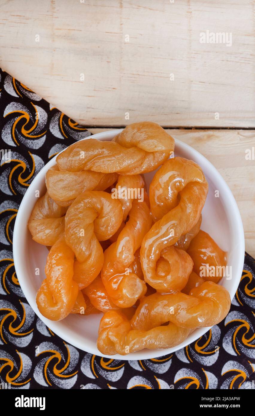 Delicious, golden, syrup drenched South African traditional koeksisters ...