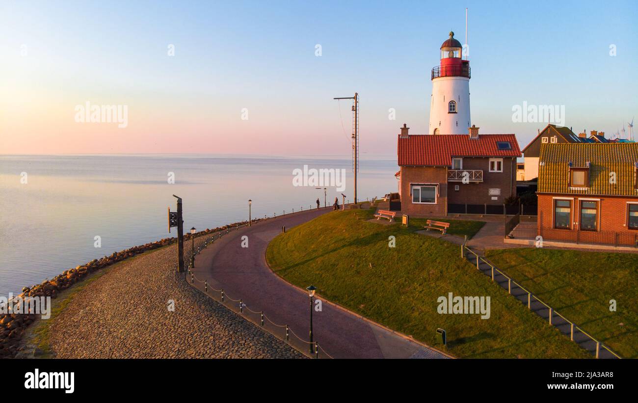 Urk Flevoland Netherlands, a day at the old village of Urk with fishing ...