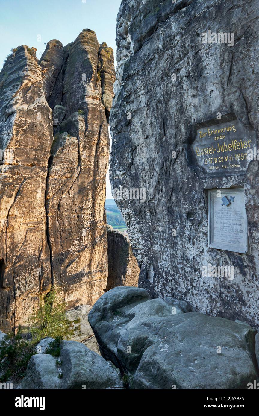 Bastei rocks hi-res stock photography and images - Alamy