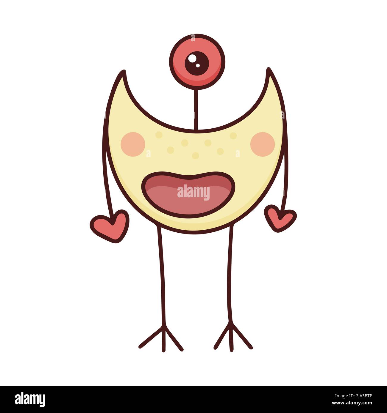 Moon funny Cut Out Stock Images & Pictures - Alamy