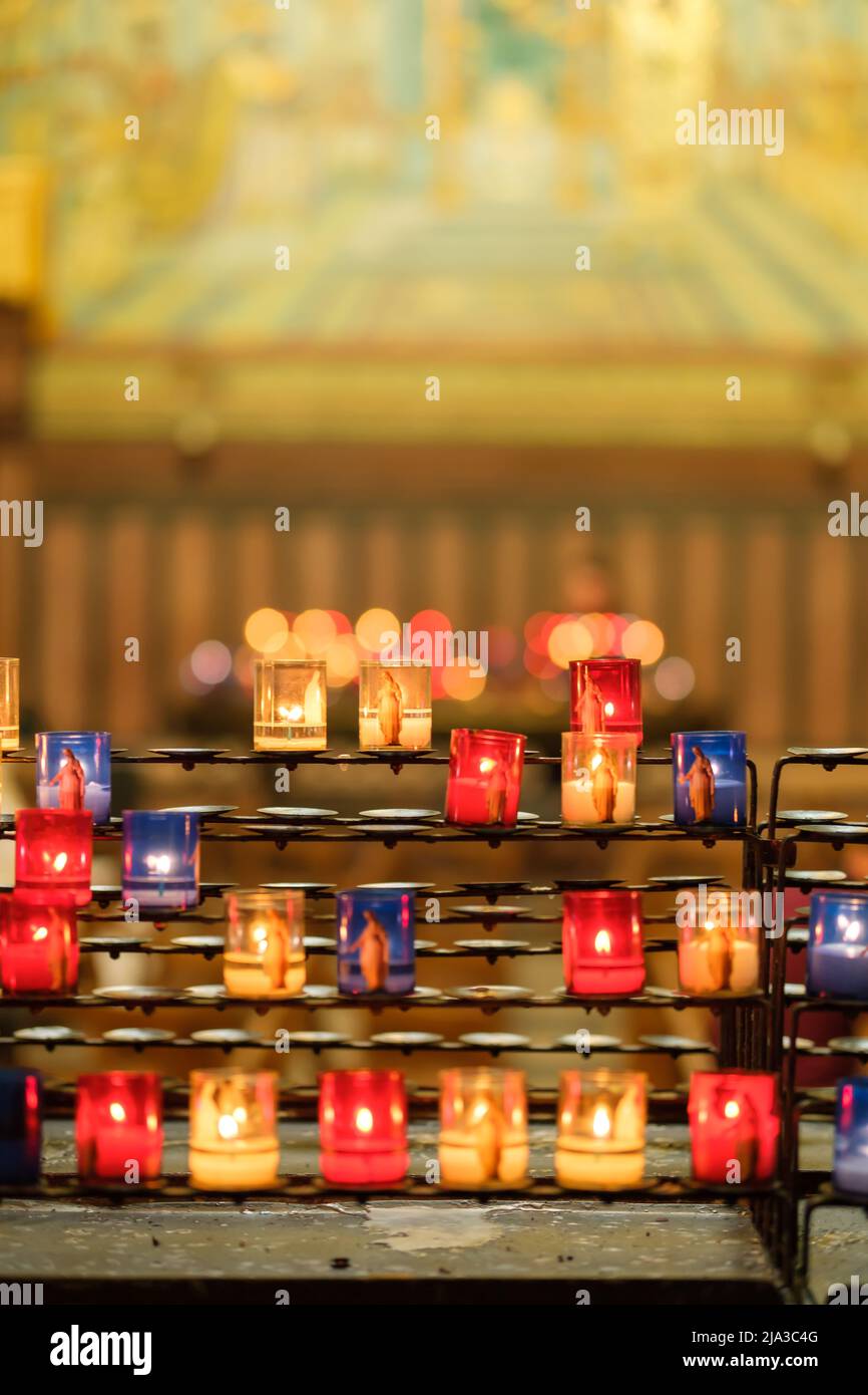 Lyon votive candles hi-res stock photography and images - Alamy