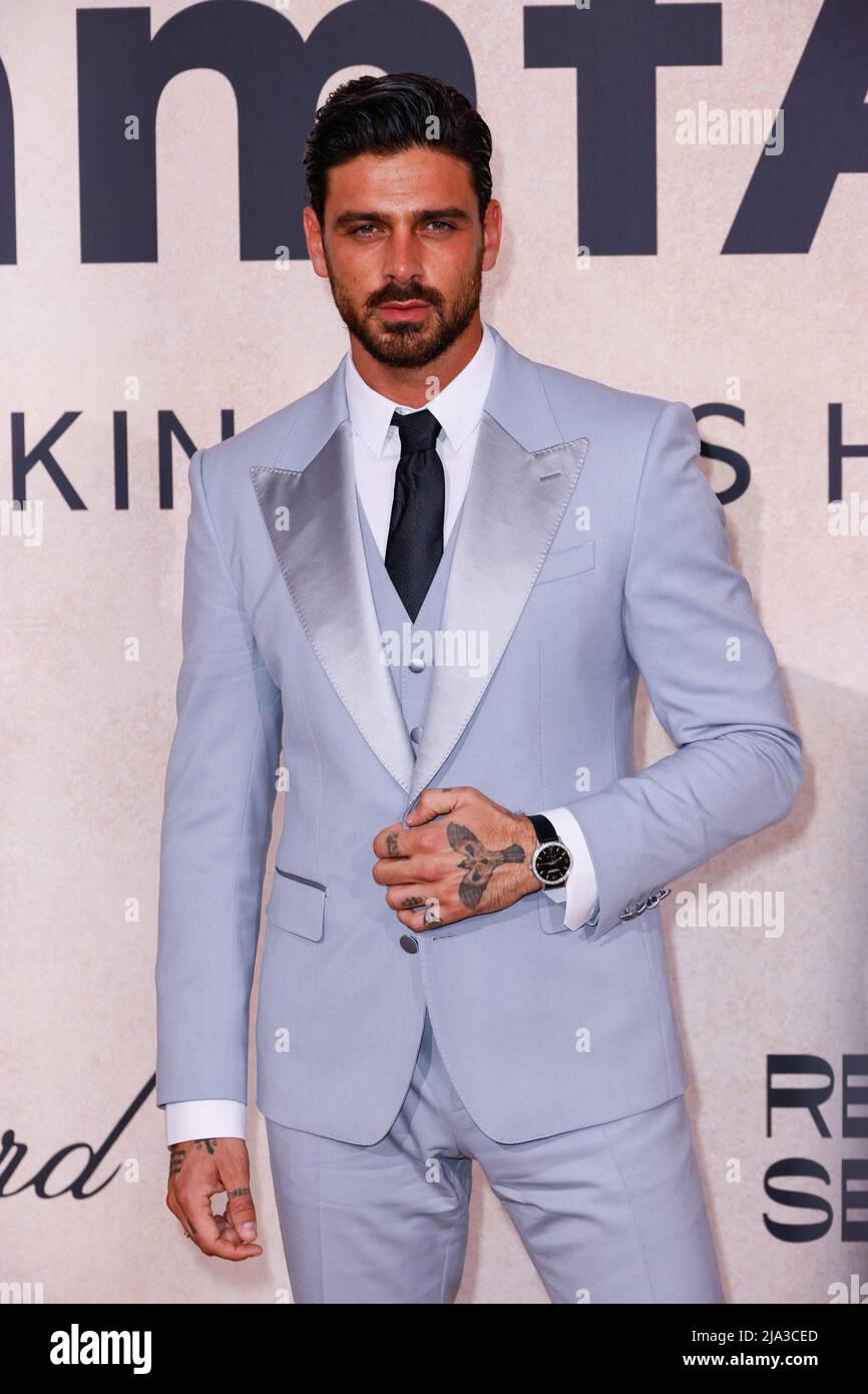 Cannes, France, May 26, 2022. Michele Marrone attending amfAR Gala ...