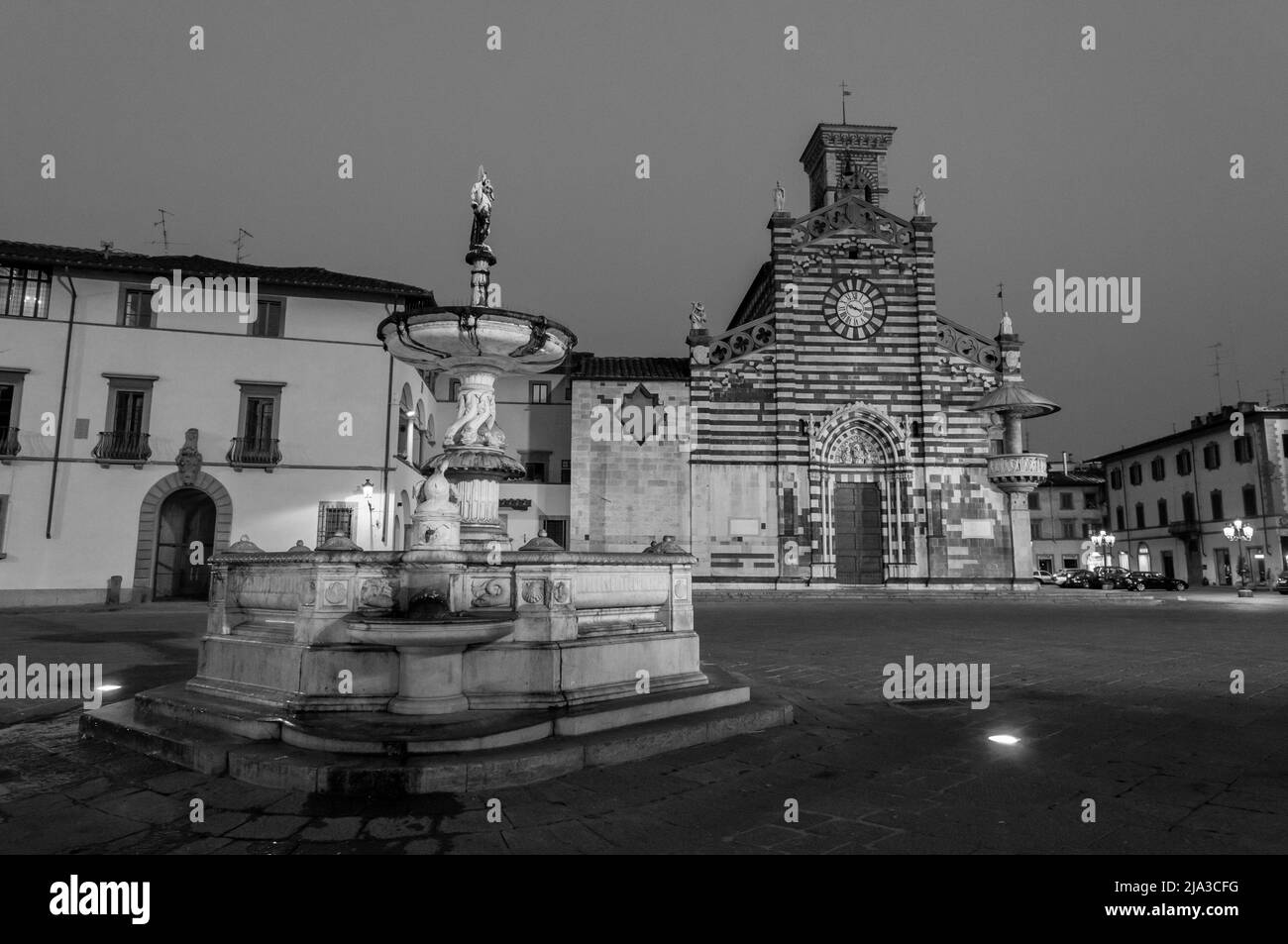 Pilgrim tower view Black and White Stock Photos & Images - Alamy