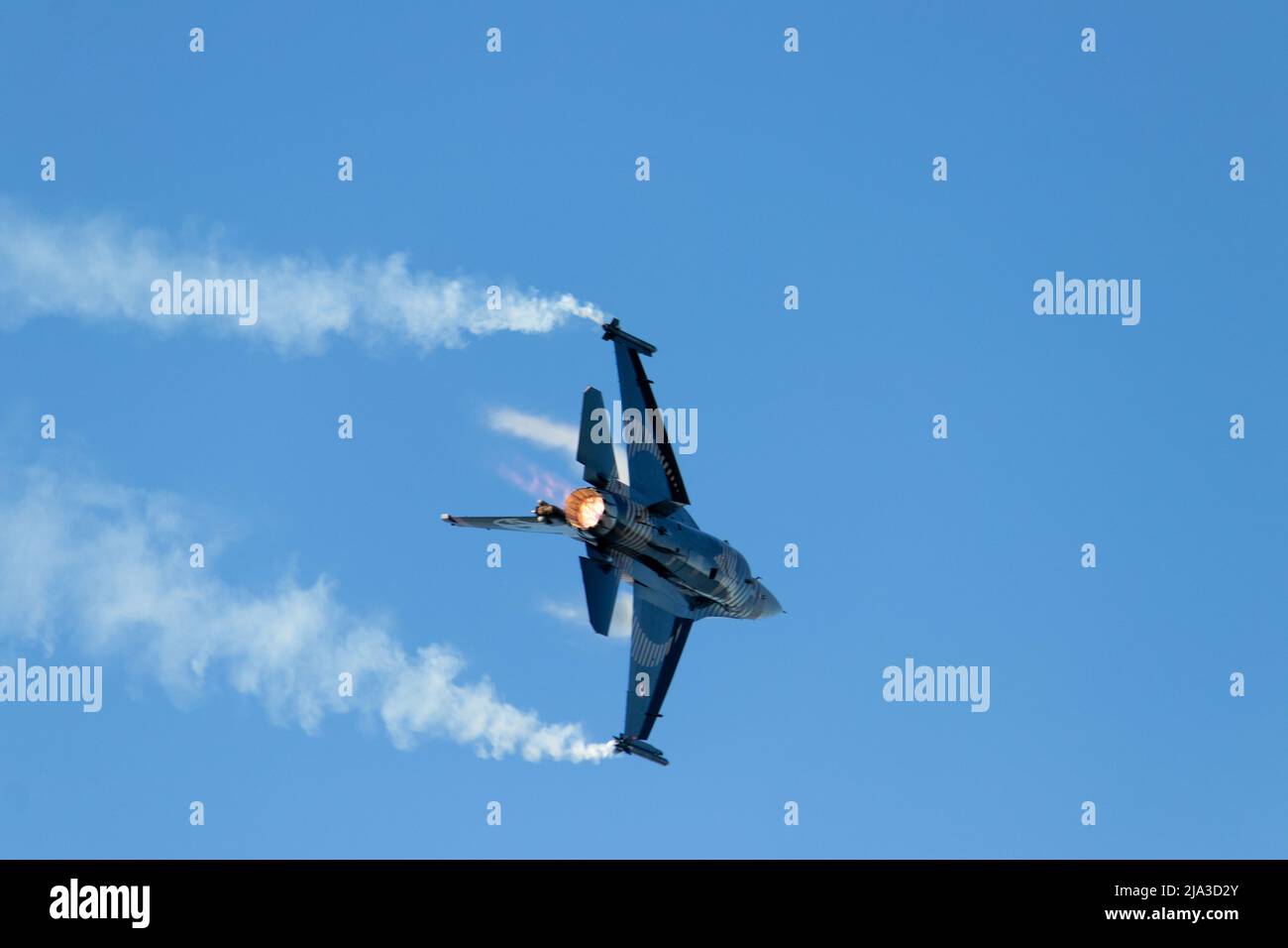 Baku - Azerbaijan: 26 May 2022. Turkish F-16 Falcon - Soloturk Display ...