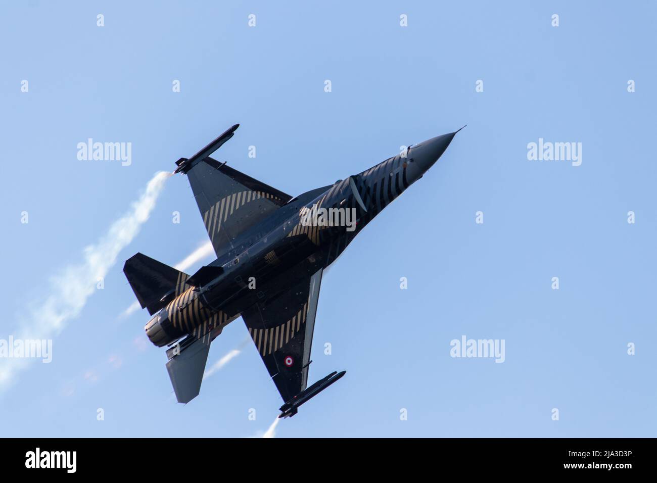 Baku - Azerbaijan: 26 May 2022. Turkish F-16 Falcon - Soloturk Display ...