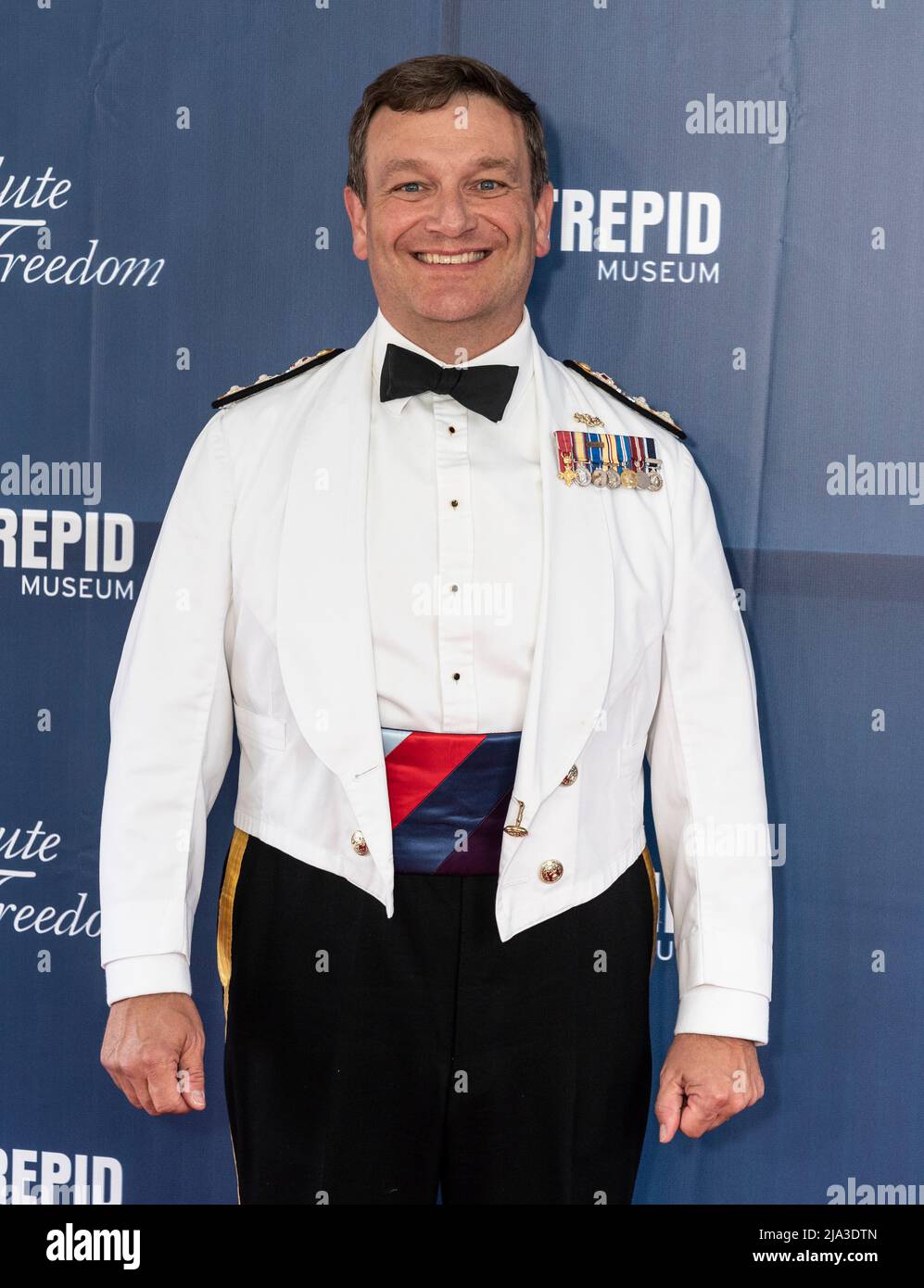 New York, NY - May 26, 2022: Rear Admiral Henry attends Salute to ...