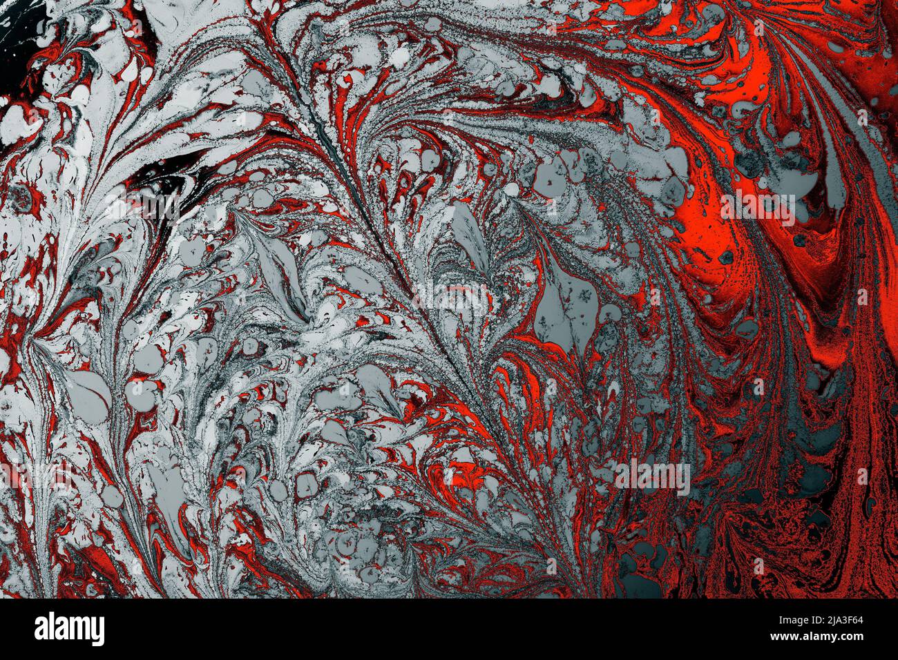 Abstract ebru cover art. Floral Ebru marbling texture background design ...