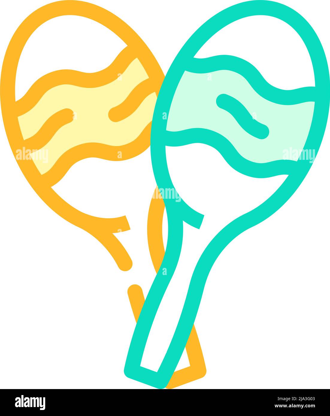 music of latin america color icon vector illustration Stock Vector ...