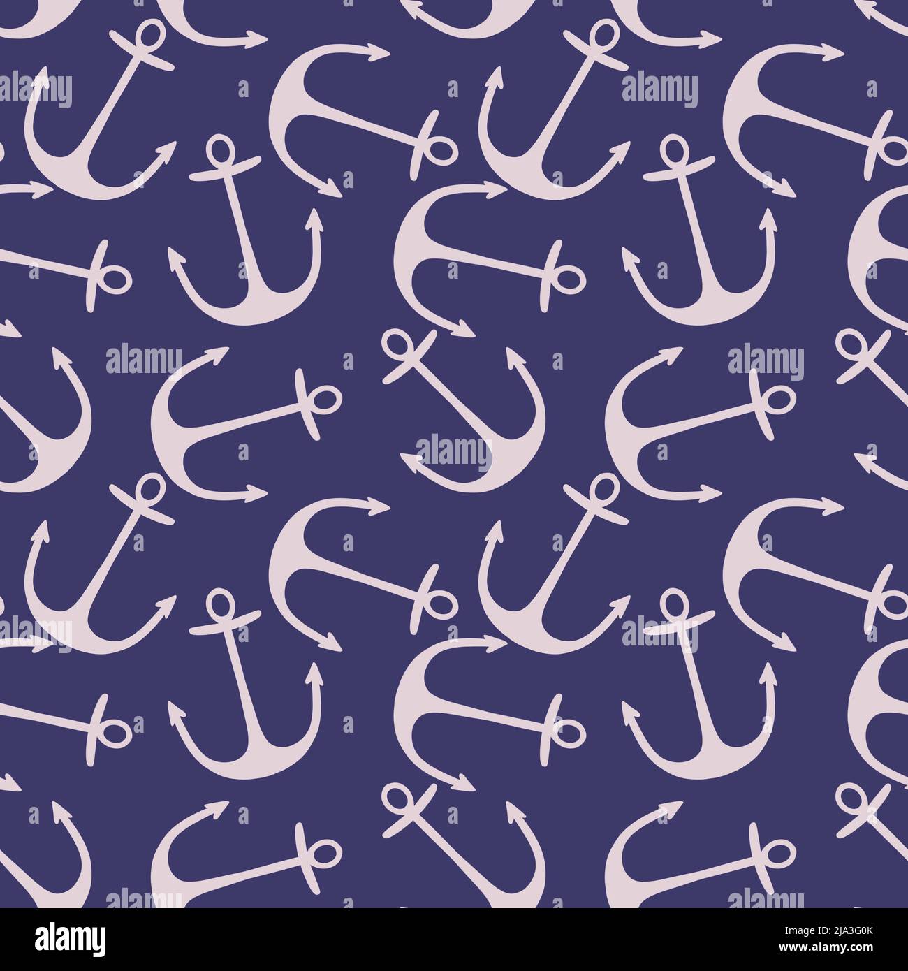 Summer seamless cartoon fish hook pattern for fabrics and textiles and ...