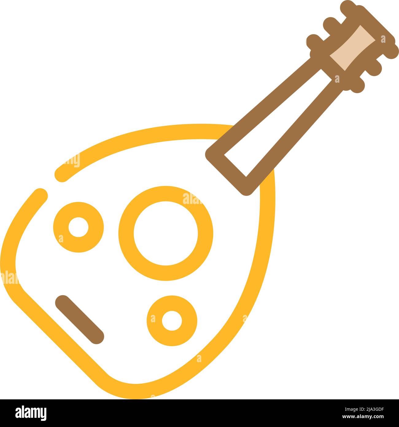 middle eastern music color icon vector illustration Stock Vector Image ...