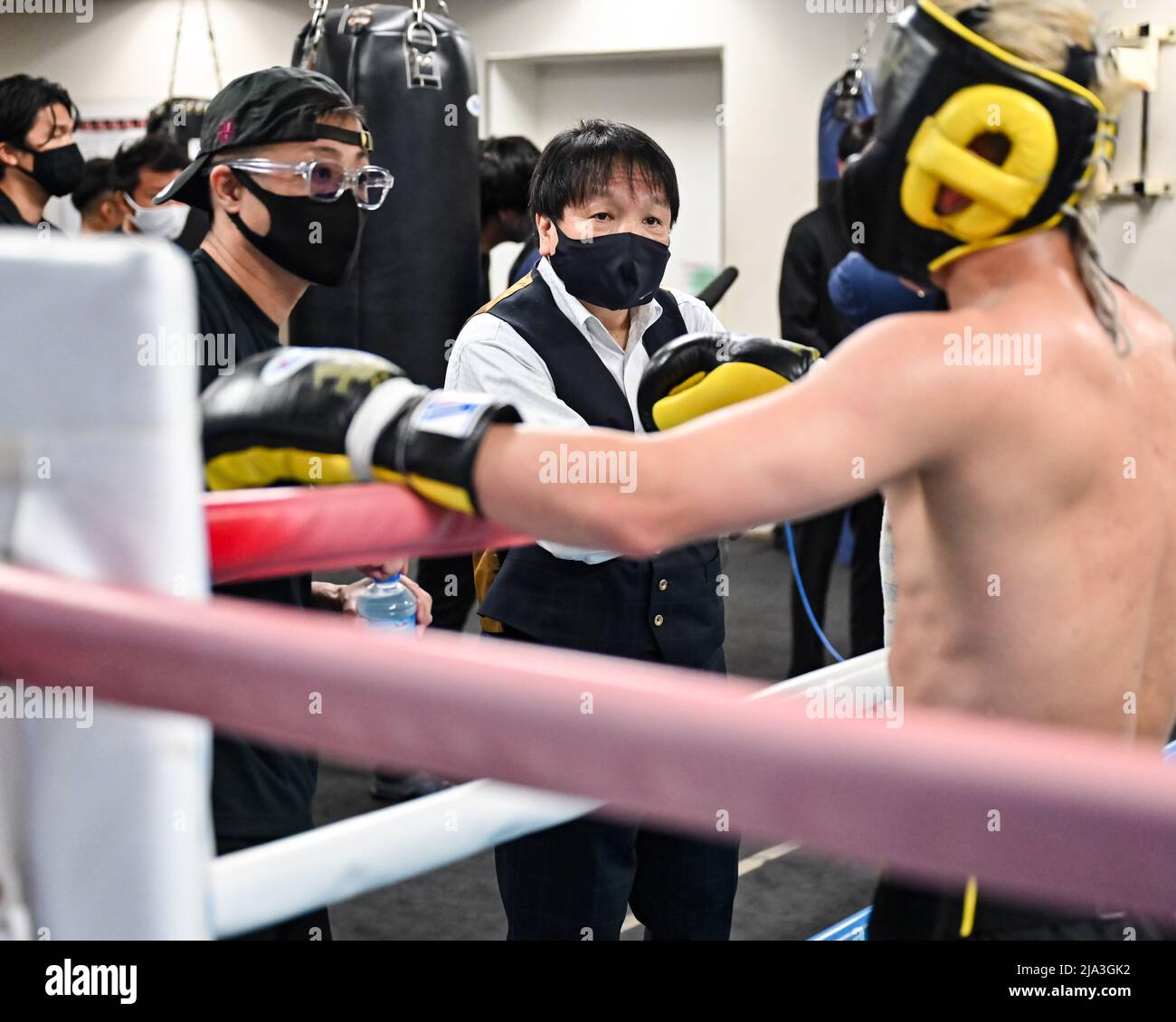 Yokohama, Kanagawa, Japan. 2nd May, 2022. Shingo Inoue, Hideyuki Ohashi ...