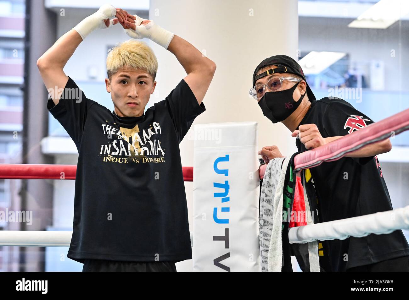 Yokohama, Kanagawa, Japan. 2nd May, 2022. Naoya Inoue (JPN), Shingo ...