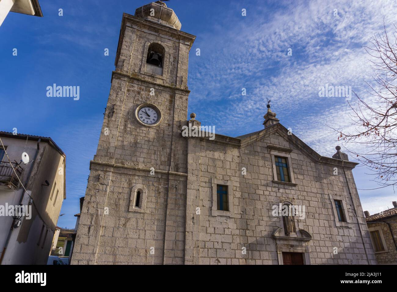 Rionero Sannitico, la Chiesa Madre Stock Photo - Alamy