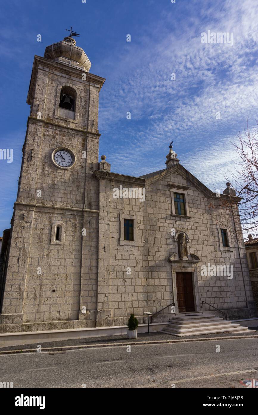 Rionero Sannitico, la Chiesa Madre Stock Photo - Alamy