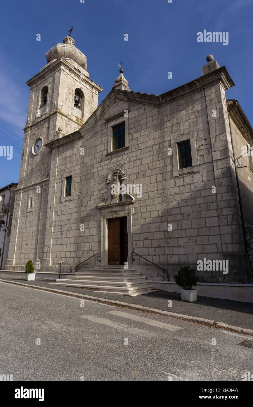 Rionero Sannitico, la Chiesa Madre Stock Photo - Alamy
