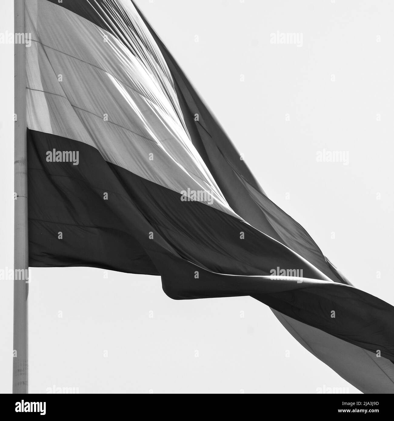 India flag flying at Connaught Place with pride in blue sky, India flag ...