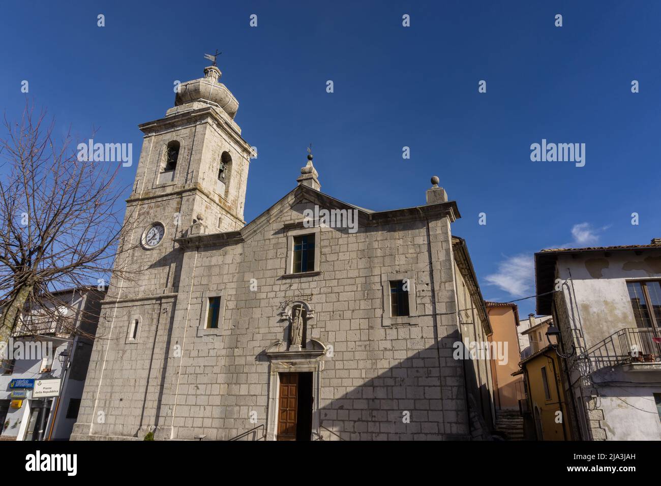 Rionero Sannitico, la Chiesa Madre Stock Photo - Alamy