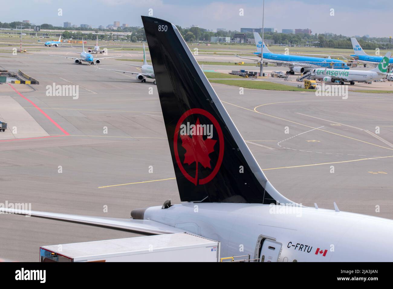 Backside Air Canada Plane At Schiphol Airport The Netherlands 26-5-2022 ...