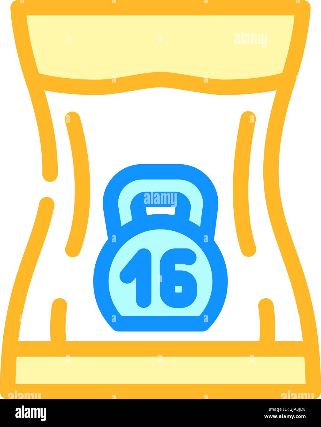 feeling of heaviness color icon vector illustration Stock Vector Image ...