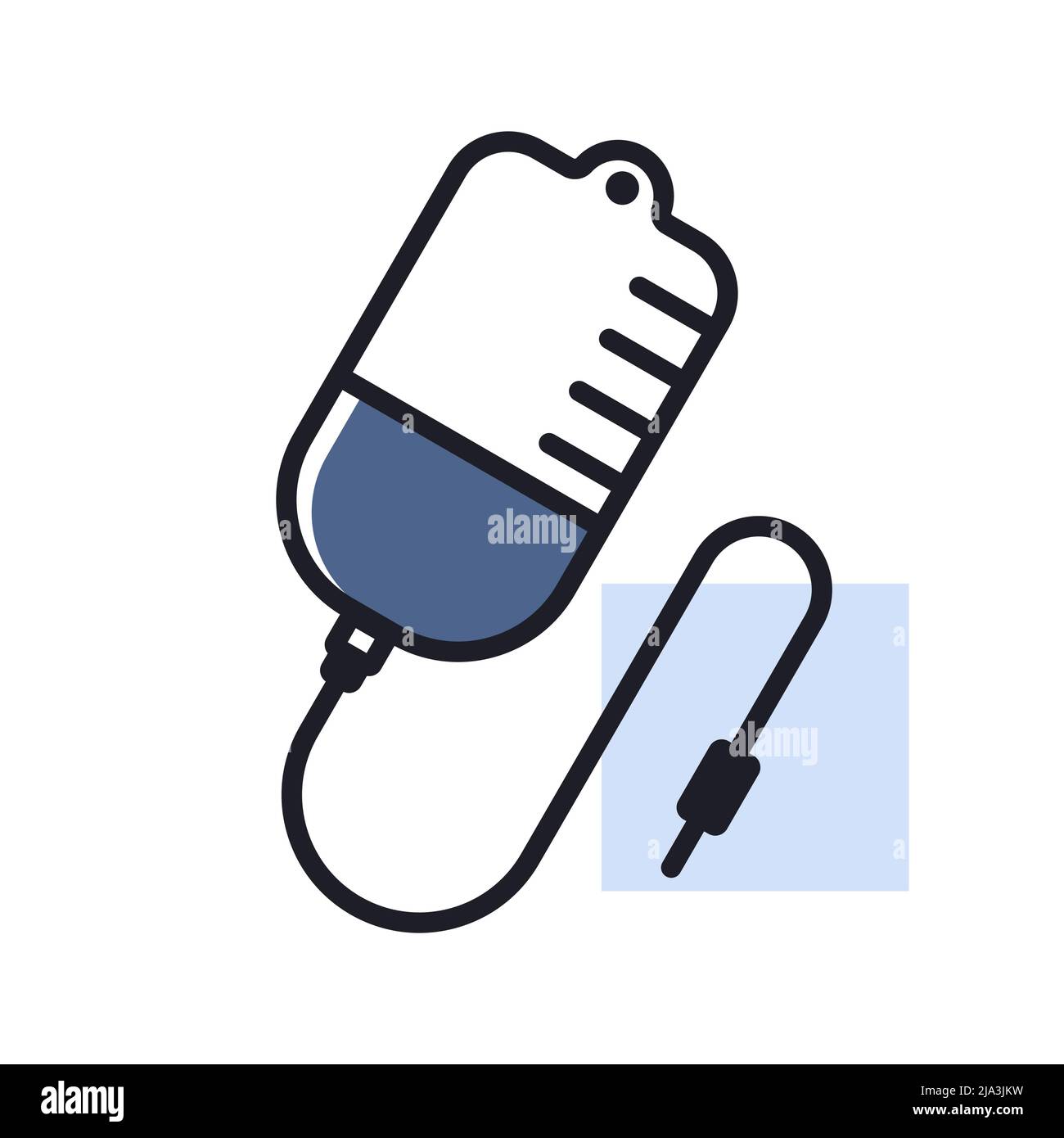 Medical dropper medicine health vector isolated icon. Medicine and ...