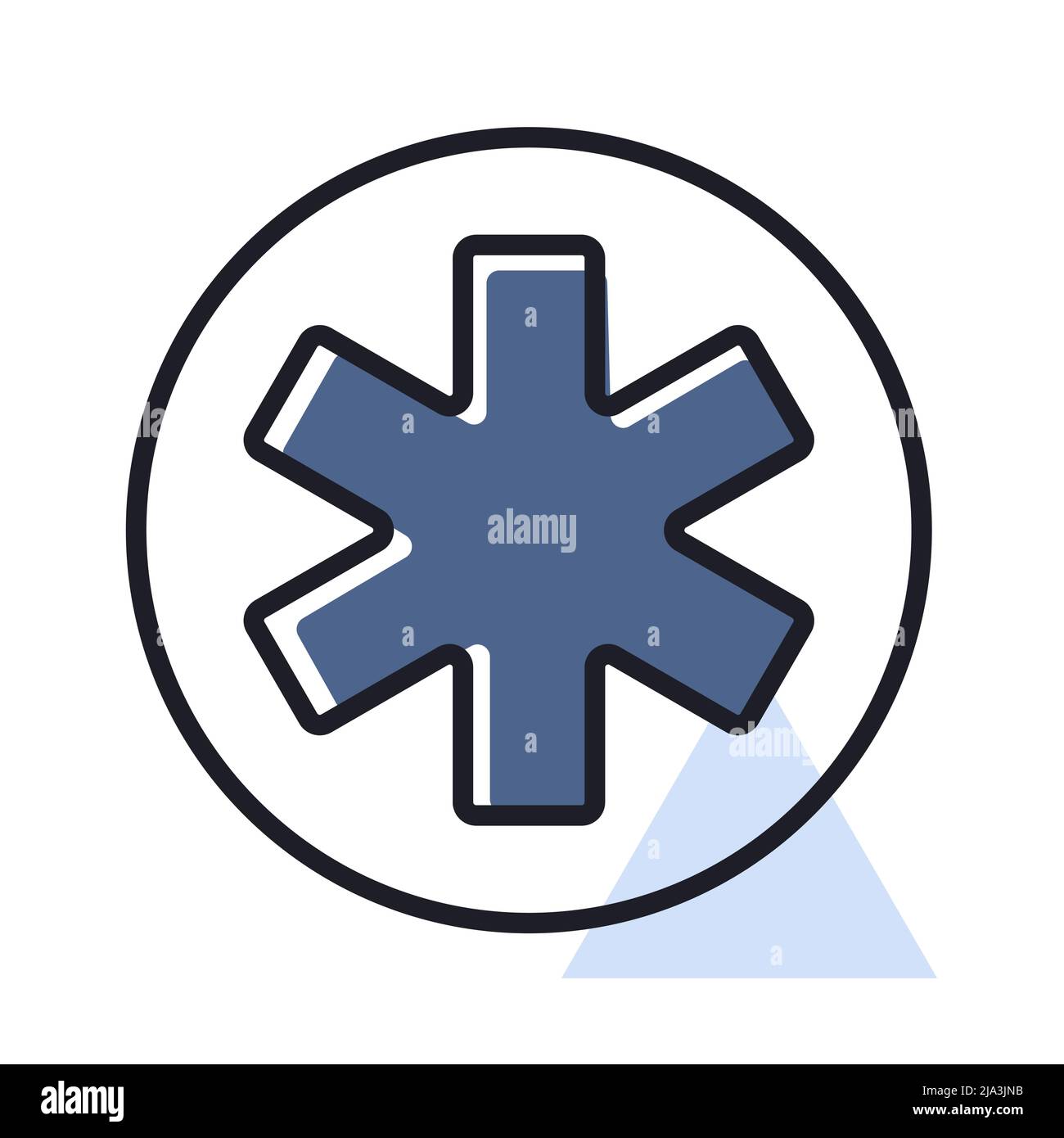 Medical Emergency Care glyph isolated vector icon. Medicine and medical ...