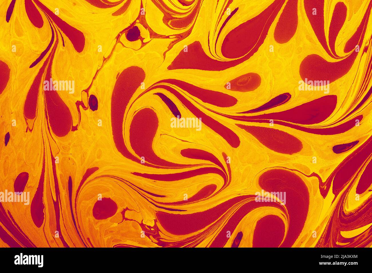 Abstract ebru cover art. Floral Ebru marbling texture background design ...