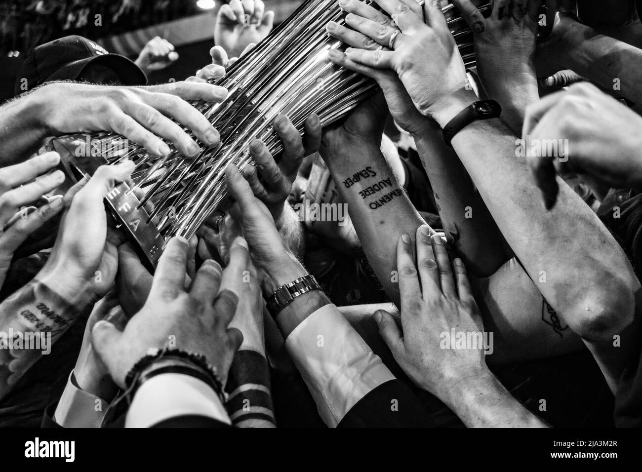 2021 supporters Black and White Stock Photos & Images - Alamy