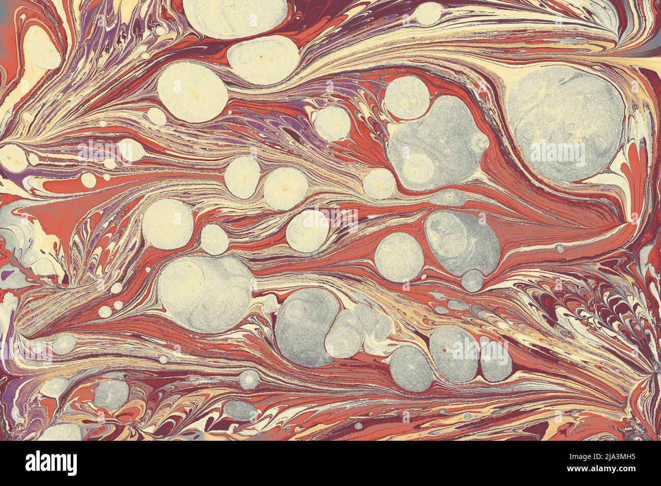 Ebru marbling handmade art, traditional Ebru technique. abstract ...