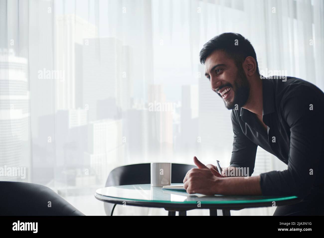 wine business owner making notes in his notebook Stock Photo - Alamy