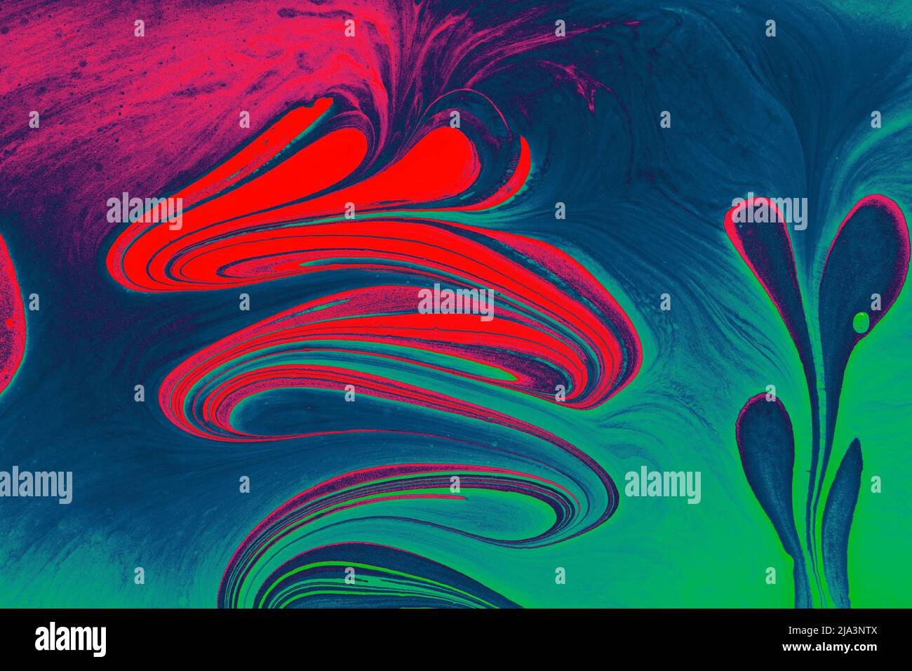 Abstract ebru cover art. Floral Ebru marbling texture background design ...