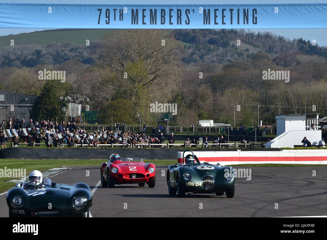 Nigel Webb, Jaguar C-Type, David Hart, Maserati 300S, Peter Collins ...