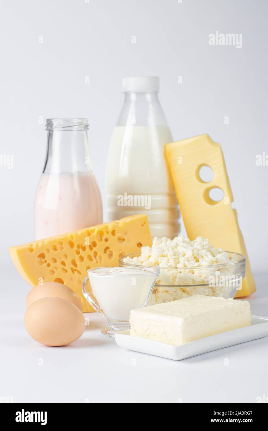 Dairy products, Milk, Yogurt, Sour Cream, Assorted Cheese, Cottage ...