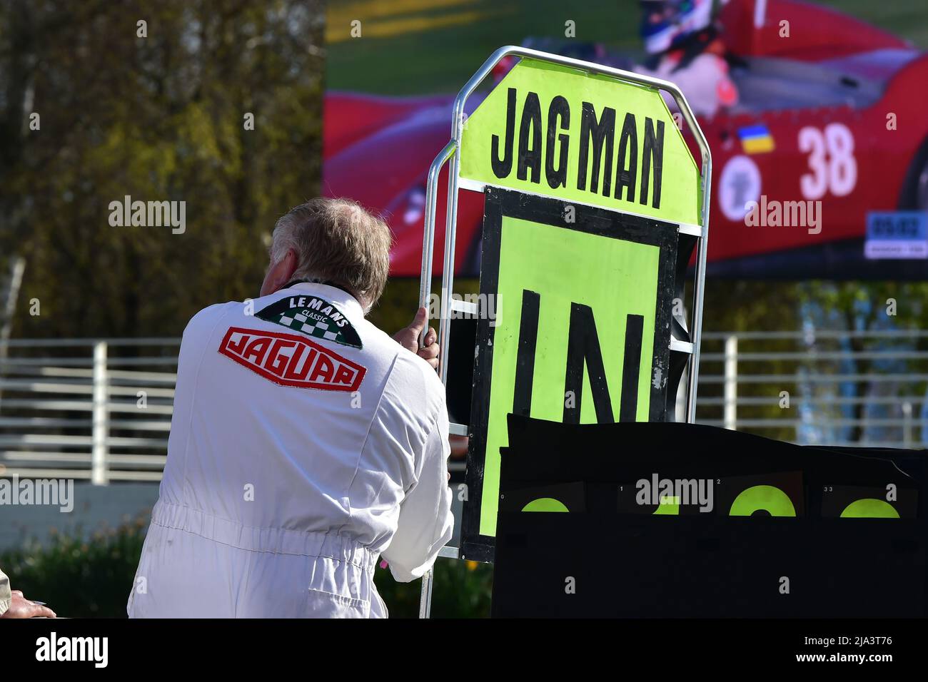 Pit board for jag man hi-res stock photography and images - Alamy