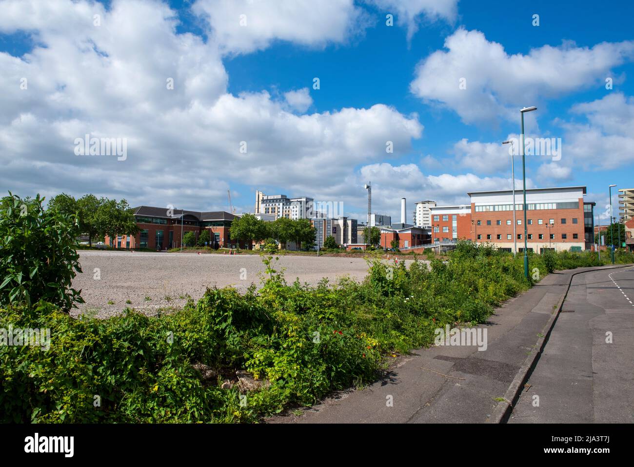 The Island Quarter site in Nottingham City, Nottinghamshire England UK ...