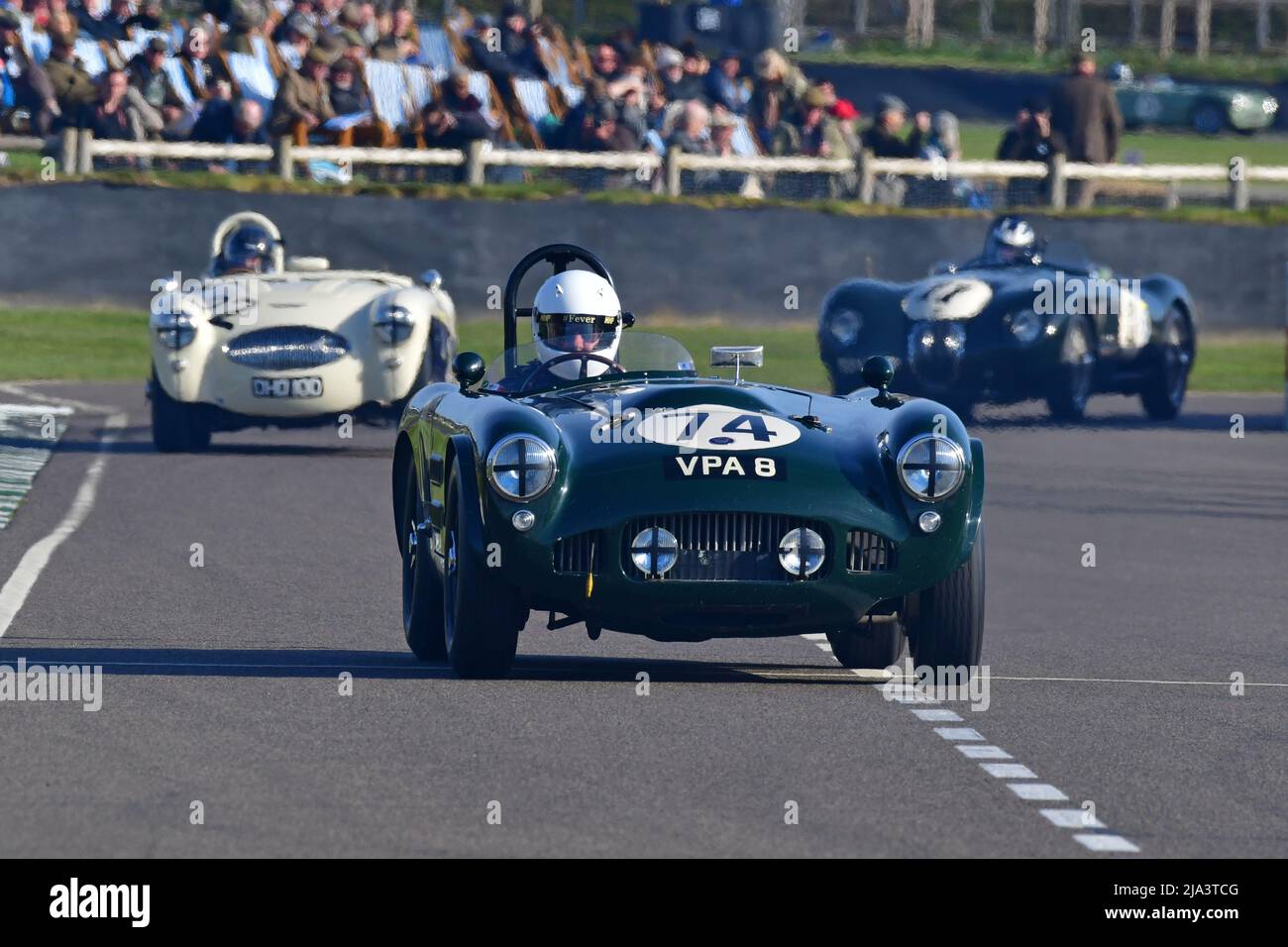 Martin Hunt, HWM Jaguar, Peter Collins Trophy, a single driver race of ...