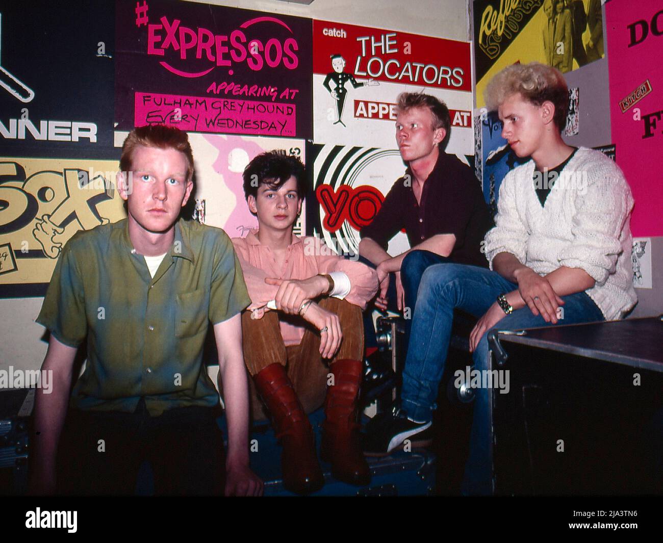 Martin gore dave gahan depeche hi-res stock photography and images - Alamy