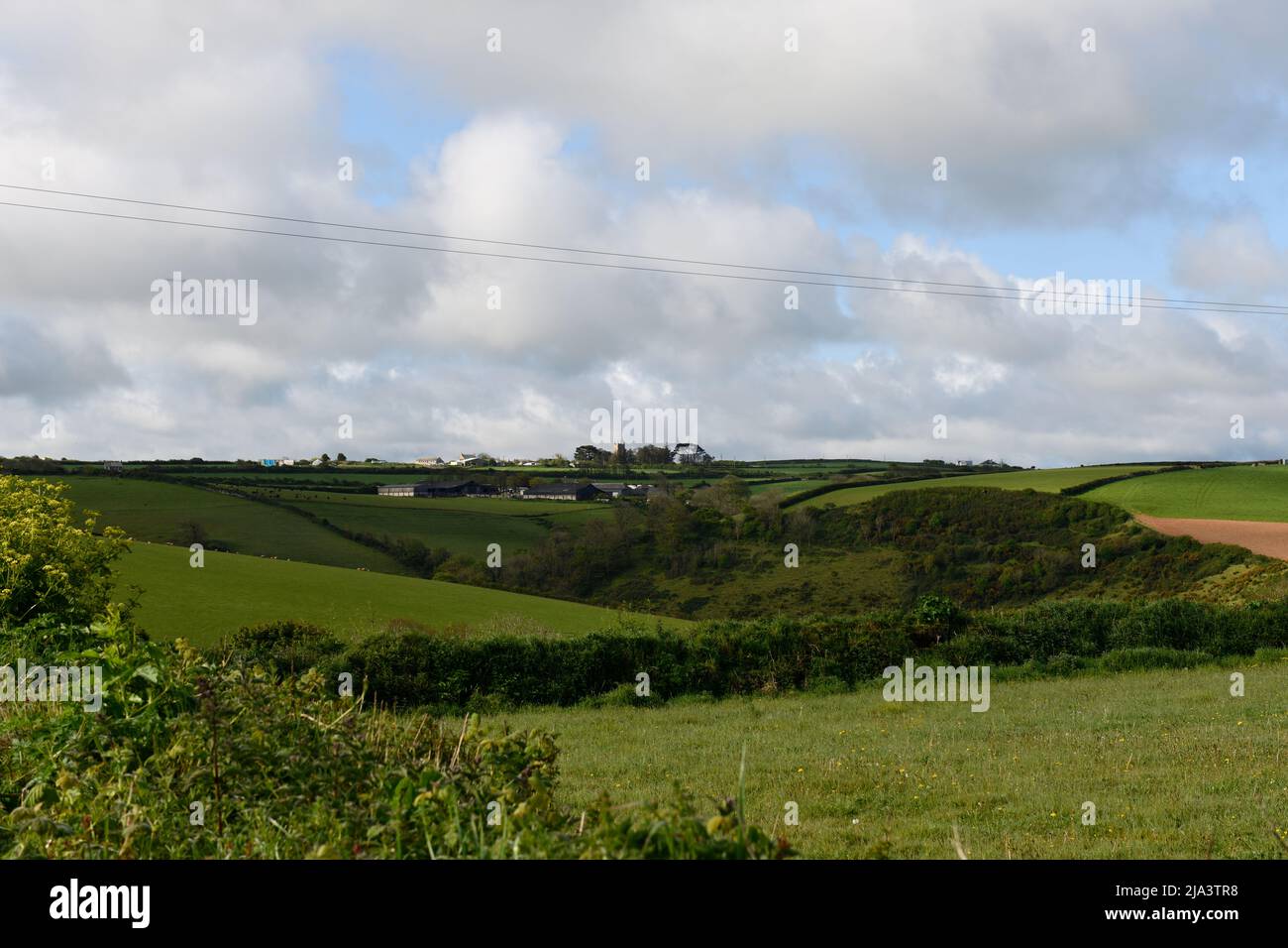 Pennant Farm with Trelights Village and Trevathan Farm Shop in the ...