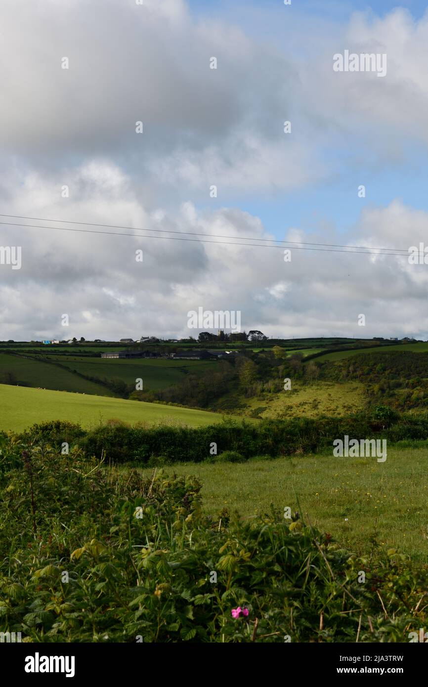 Pennant Farm with Trelights Village and Trevathan Farm Shop in the ...