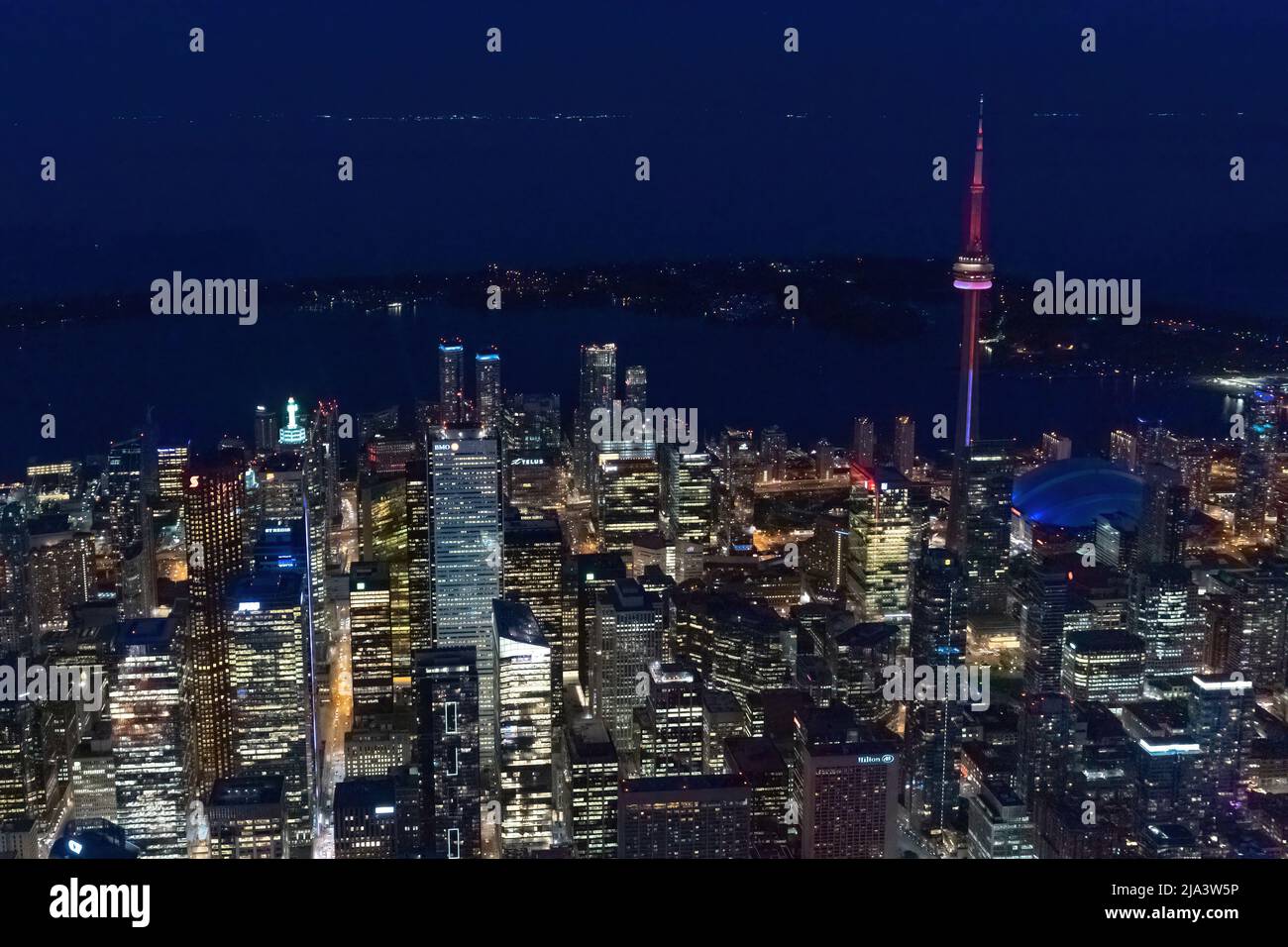 The North of Toronto at night Stock Photo - Alamy
