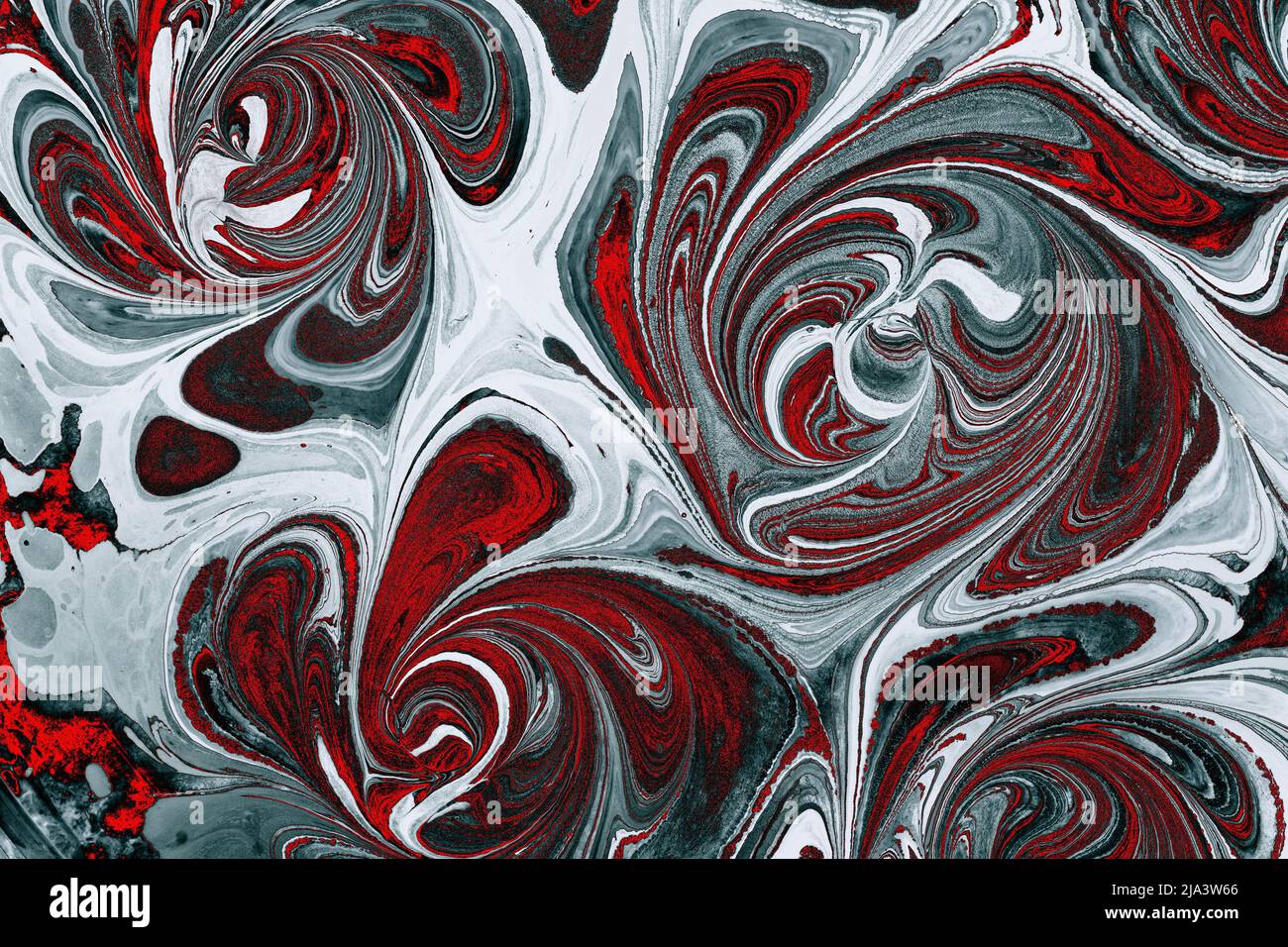 Abstract ebru cover art. Floral Ebru marbling texture background design ...
