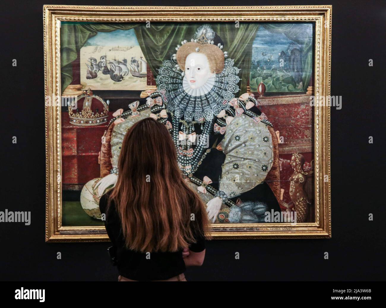 London, UK. 27th May, 2022. Showcasing of Royal Portraits & Manuscripts ...
