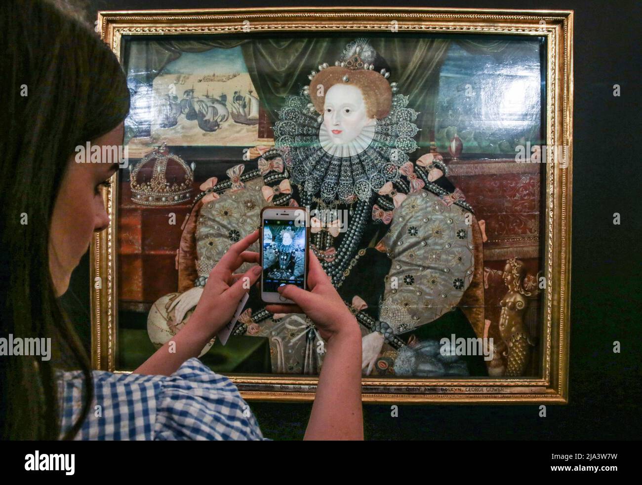 London, UK. 27th May, 2022. Showcasing of Royal Portraits & Manuscripts ...