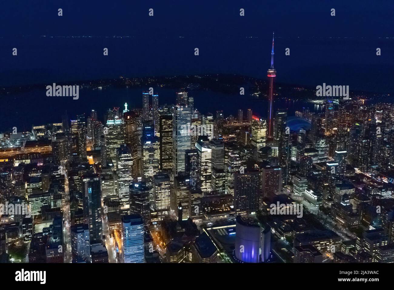 The North of Toronto at night Stock Photo - Alamy
