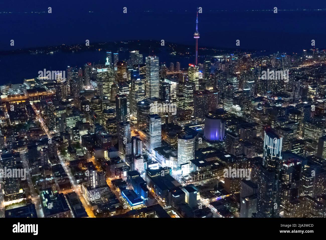 The North East of Toronto at night Stock Photo - Alamy