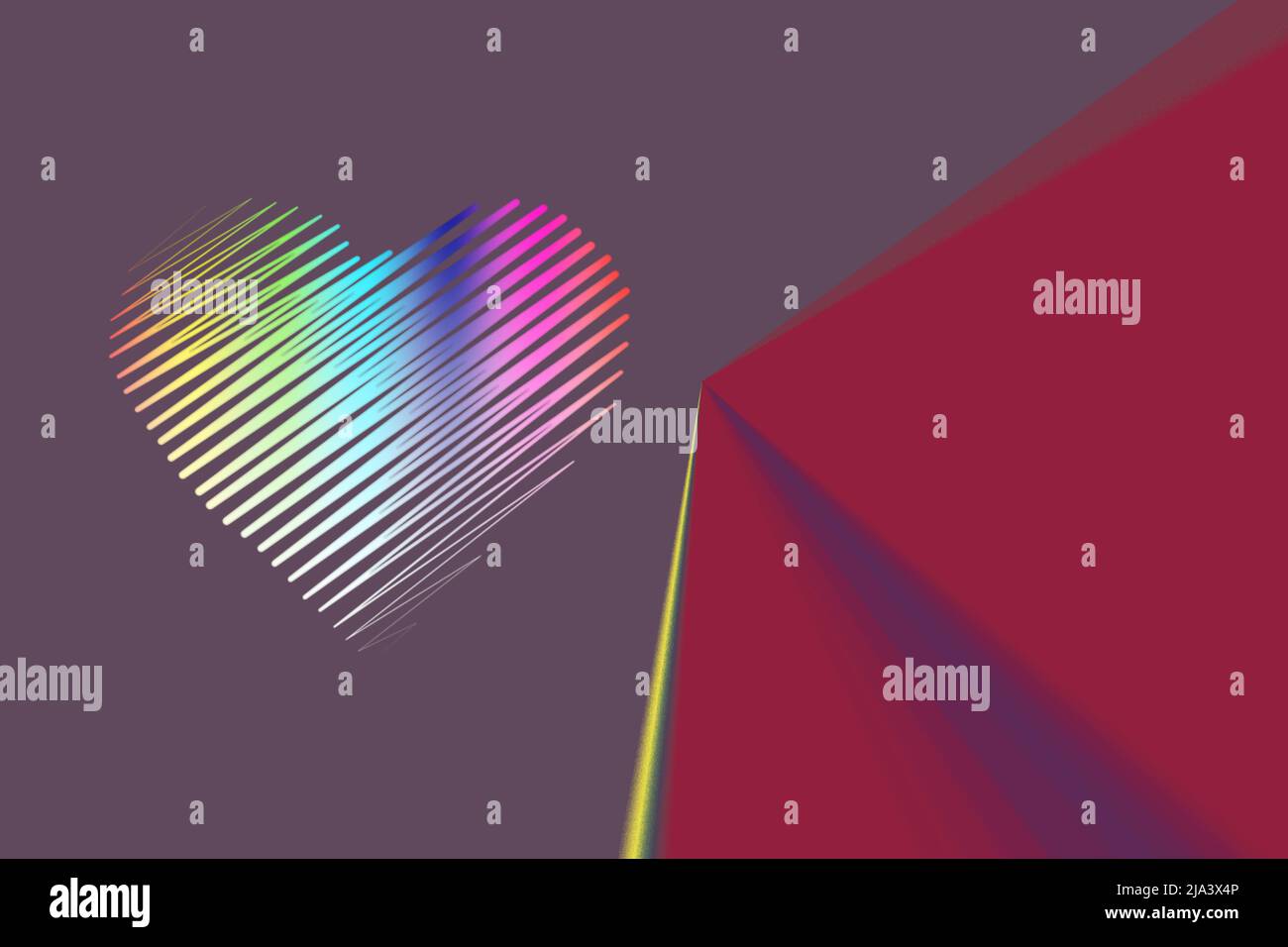 Valentines day card concept. Heart for Valentines Day Background Stock ...