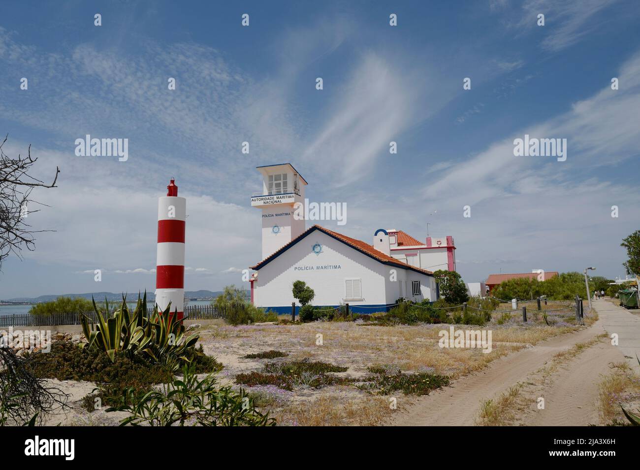 Culatra Island, OLHAO, Algarve, Portugal : Landscape by the beach with ...
