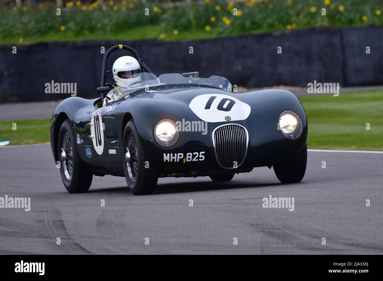 Nicolas Bert, Jaguar C-Type, Peter Collins Trophy, a single driver race ...