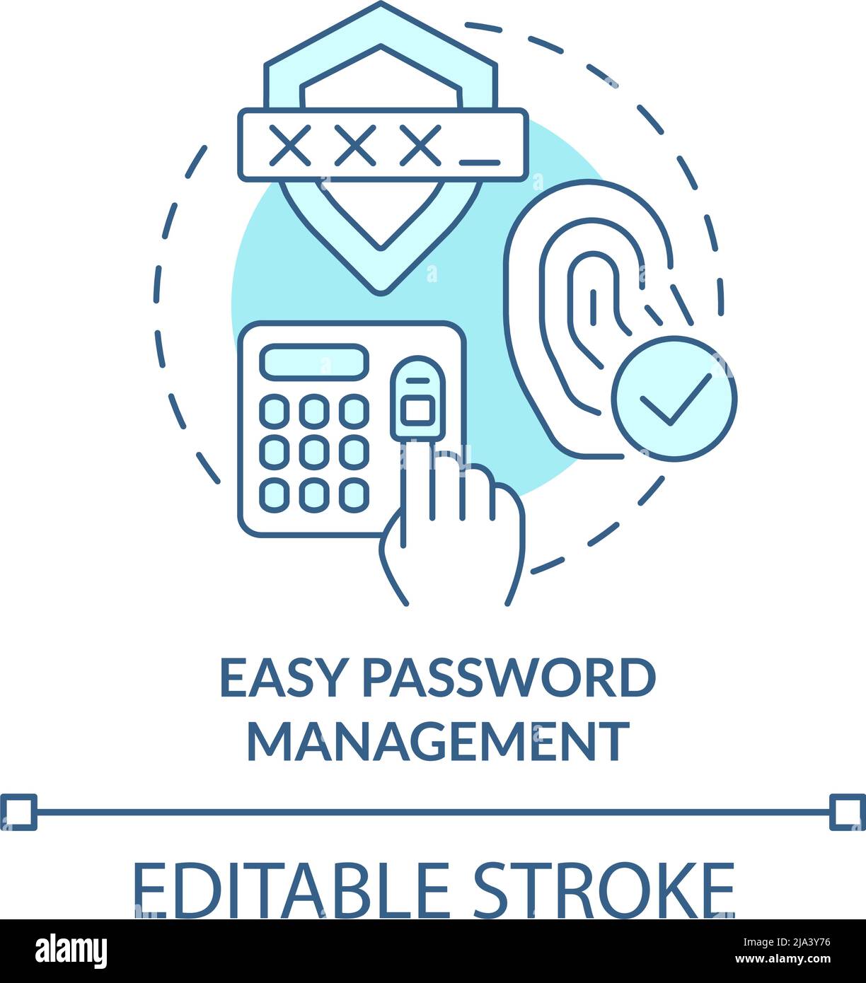 Easy password Stock Vector Images - Alamy